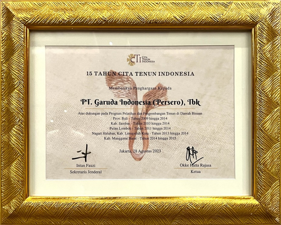 Garuda Indonesia Peduli Perekonomian - Garuda Indonesia