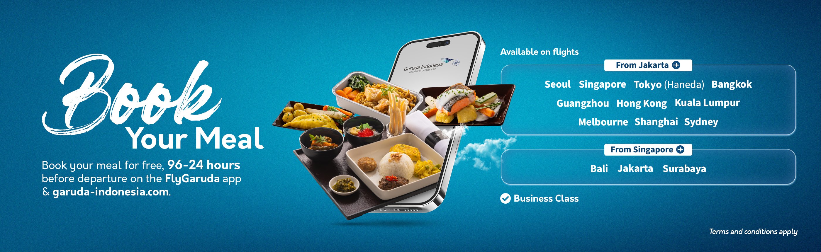 Book Your Meal - Garuda Indonesia