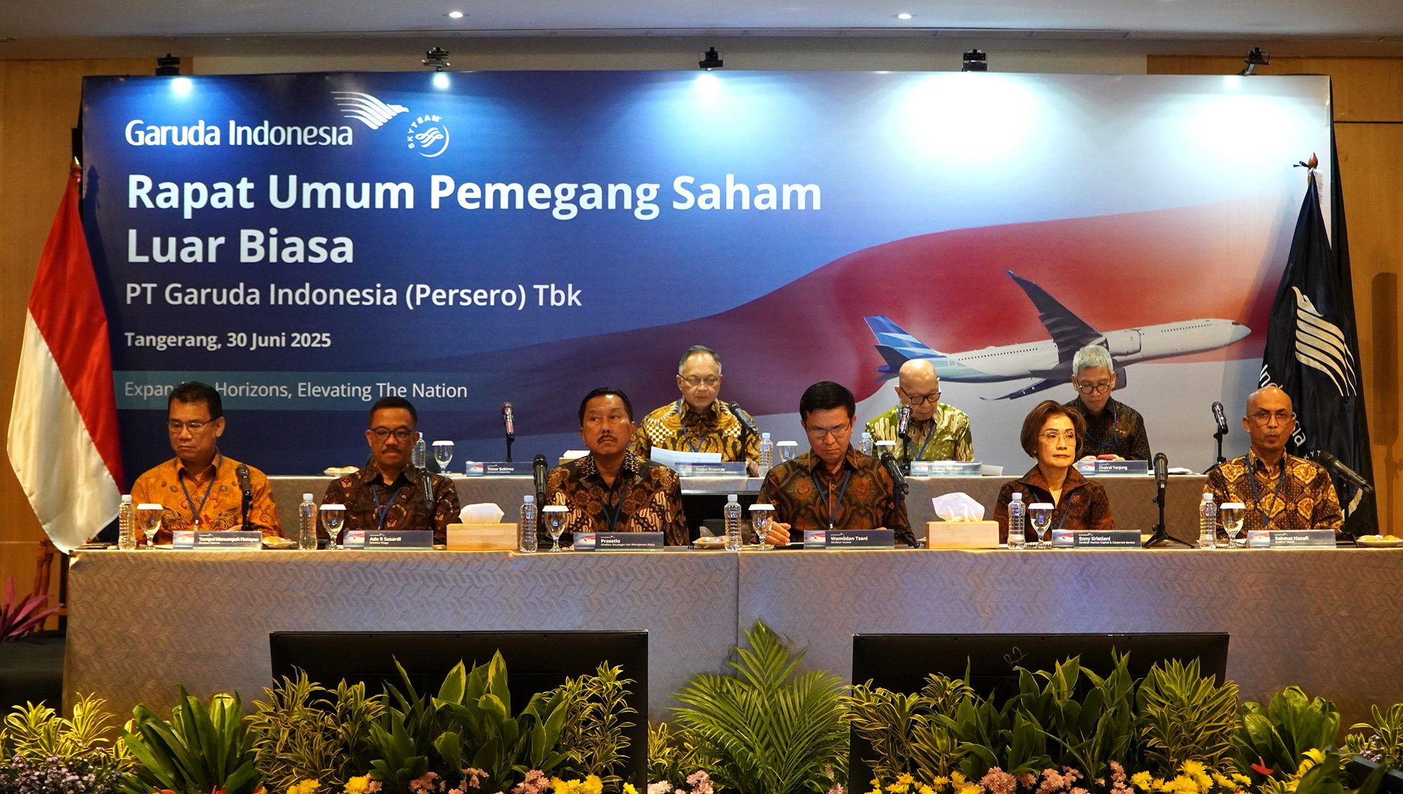 DUKUNG LANGKAH TRANSFORMASI STRATEGIS, RUPSLB GARUDA INDONESIA SETUJUI ...