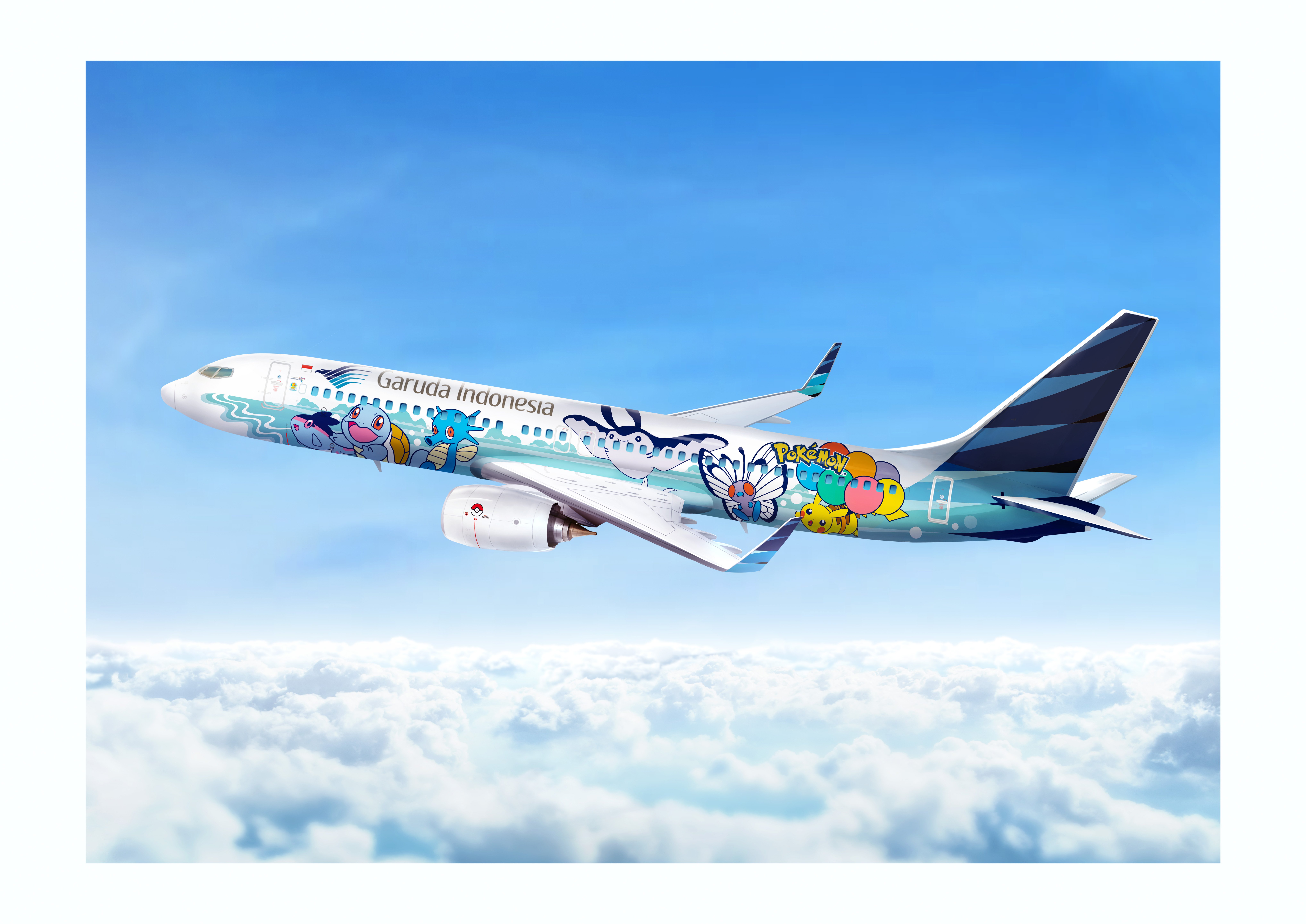 Garuda Indonesia Pikachu Jet - Garuda Indonesia